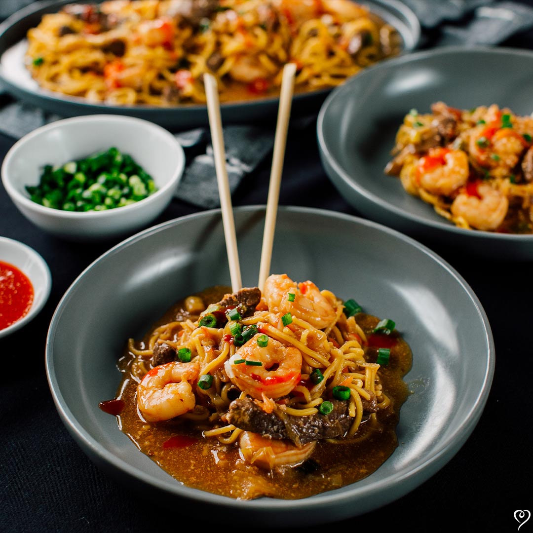 Surf and Turf Yakisoba Noodles | Dream Dinners Beaverton